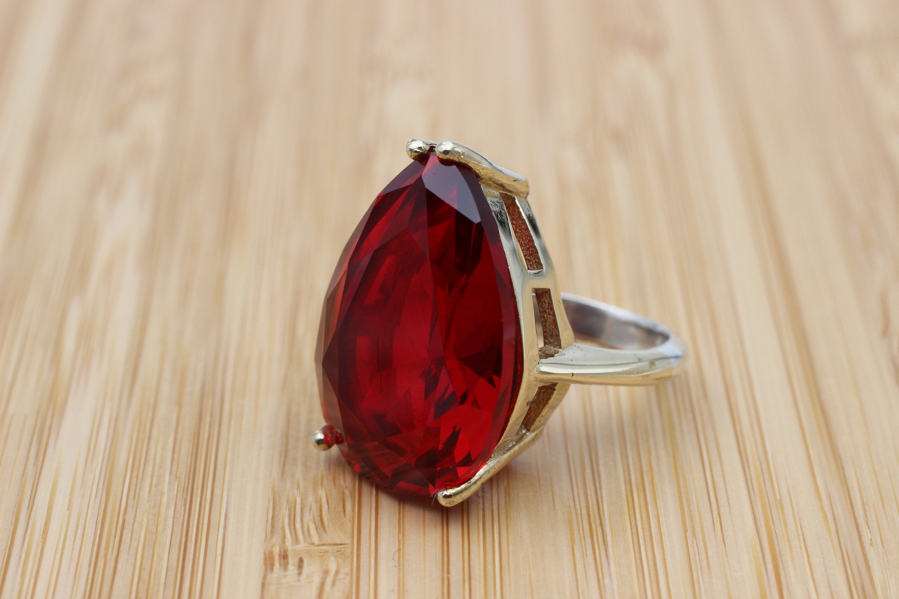 Ruby Ring Handmade Women's Ring Turkish Handmade Ring - Etsy