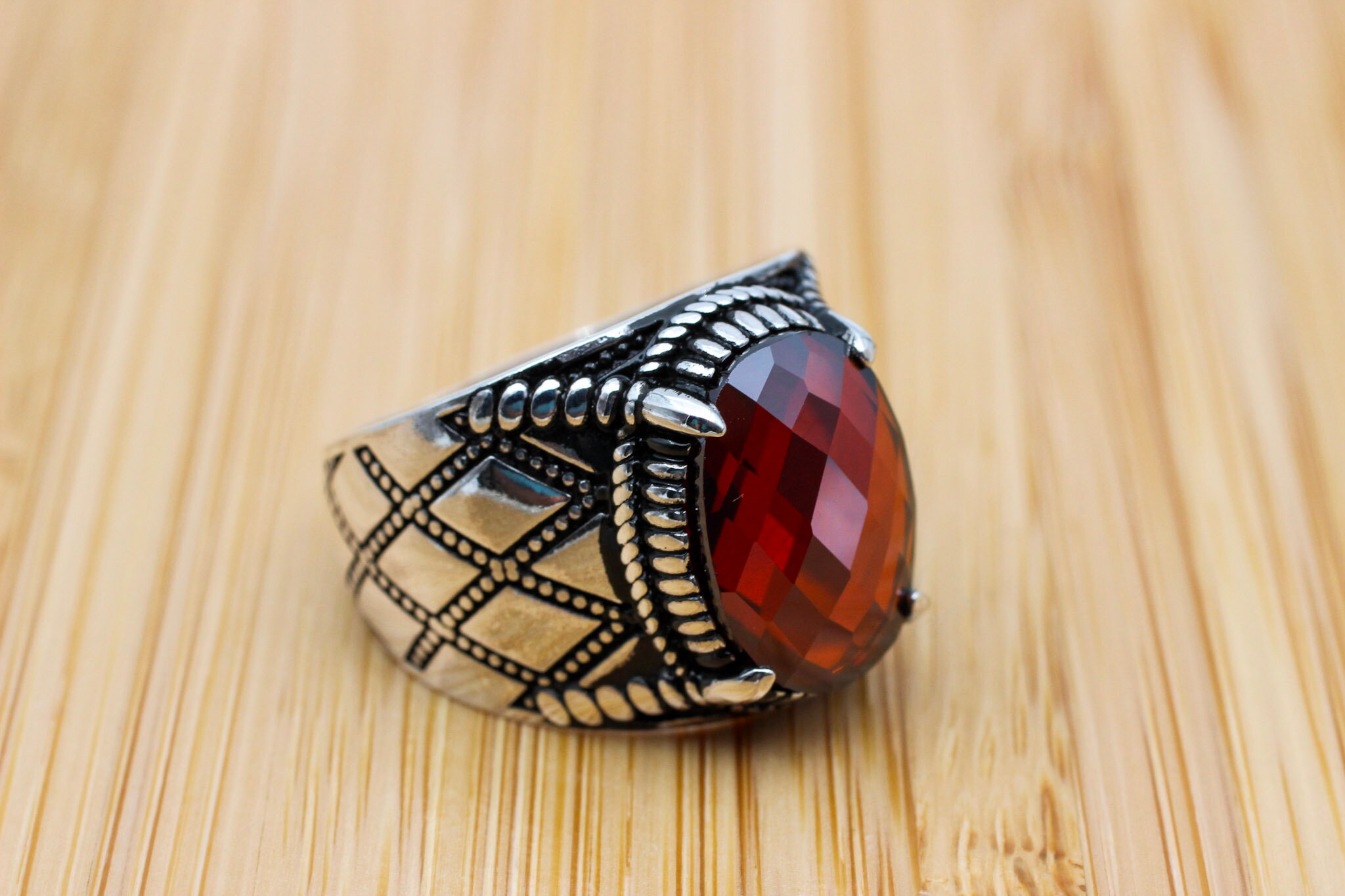 Mens Handmade Ring Turkish Handmade Silver Men Ring Ottoman | Etsy