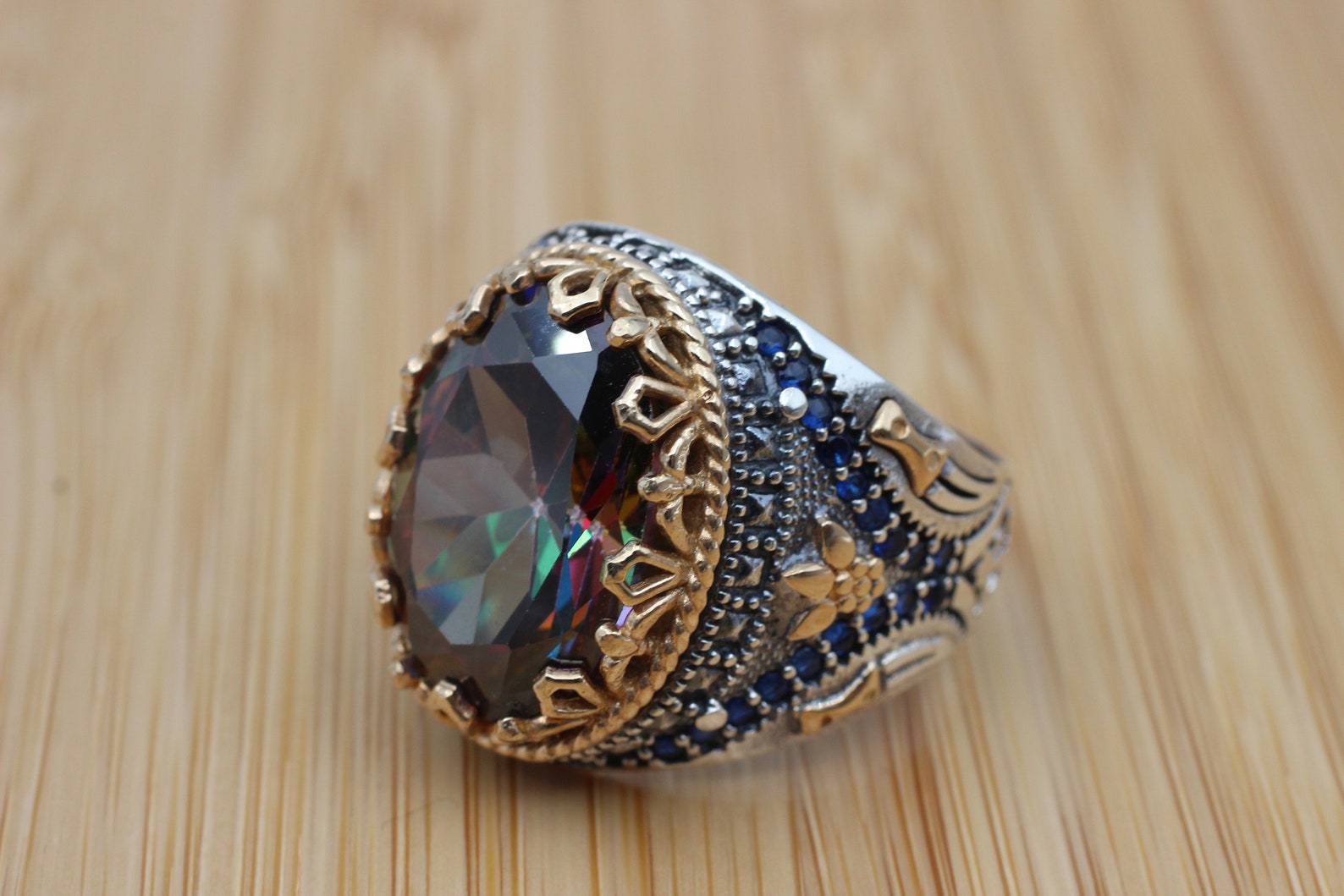 Turkish Handmade Silver Men's Ring Men's Handmade - Etsy