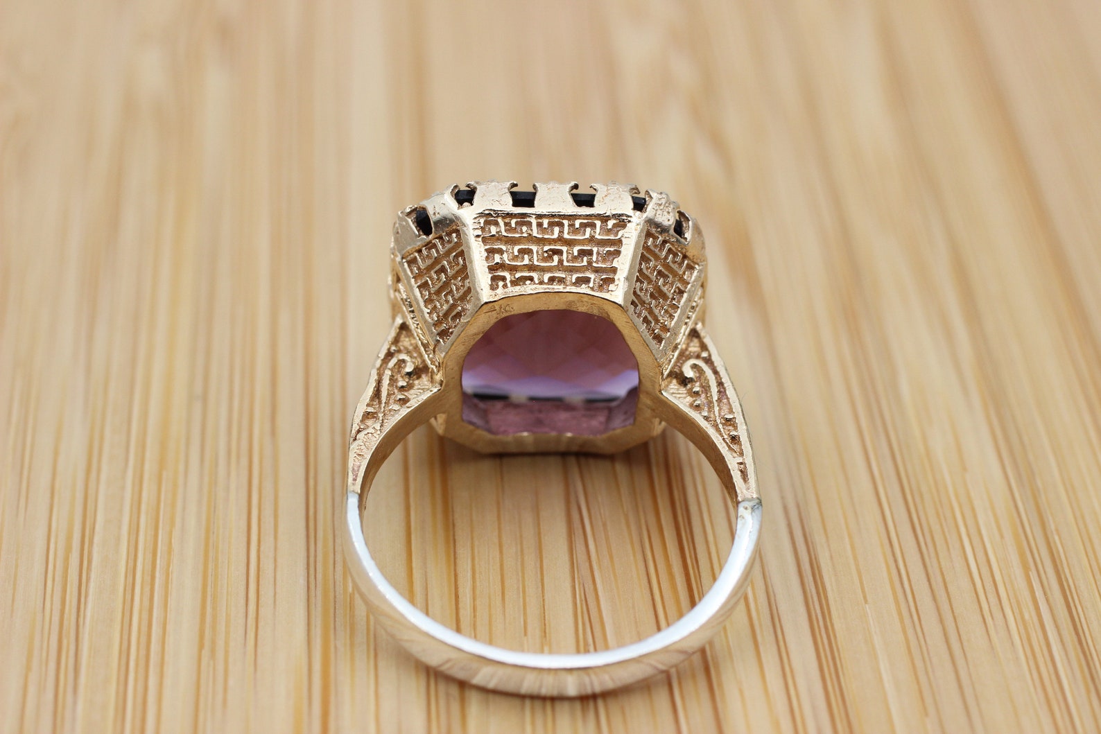 Amethyst Ring Handmade Women's Ring Turkish Handmade | Etsy