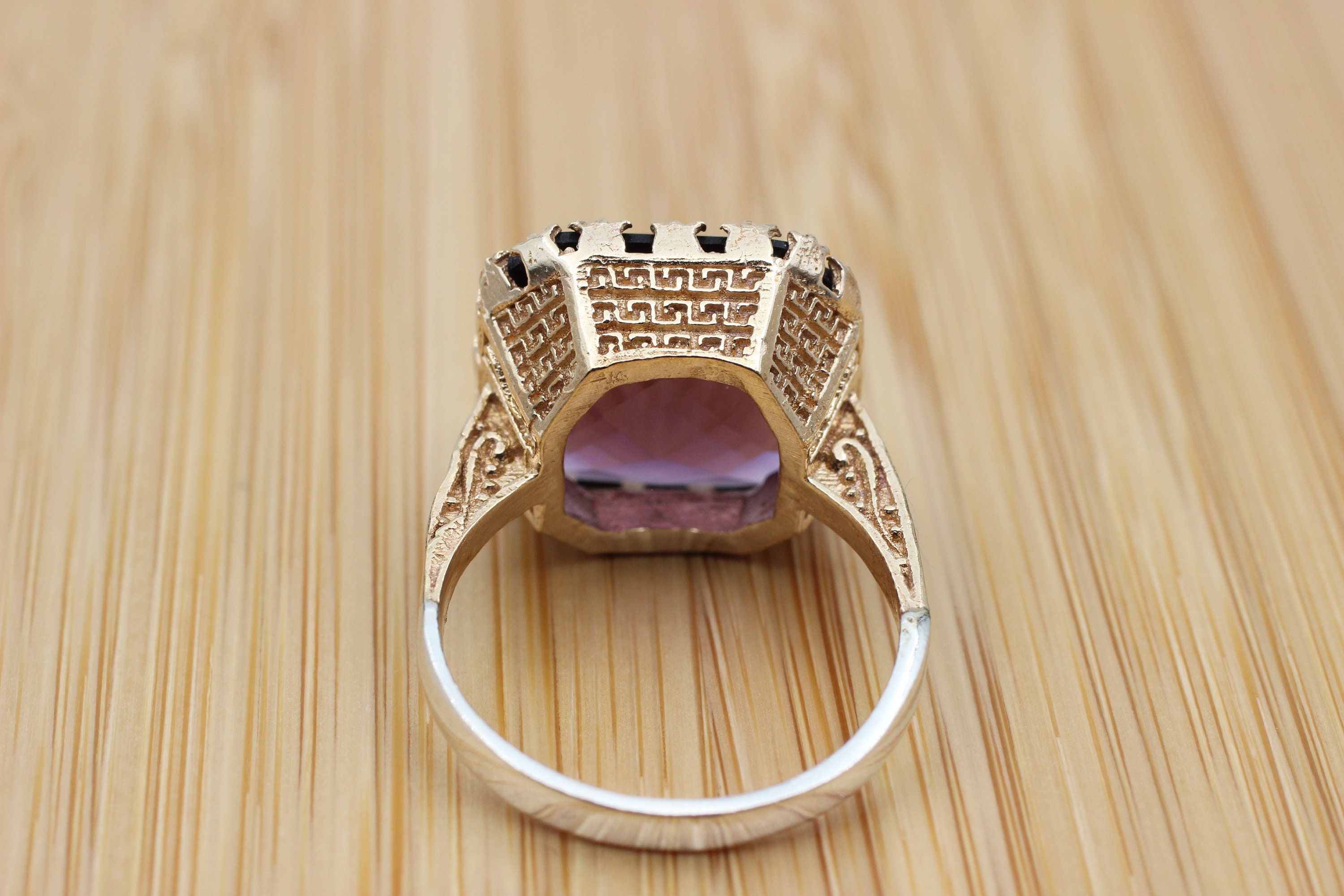 Amethyst Ring Handmade Women's Ring Turkish Handmade | Etsy