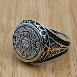 Arabic Ring, Turkish Handmade Arabic Ring, Onyx Mens Ring, Jewelry ...