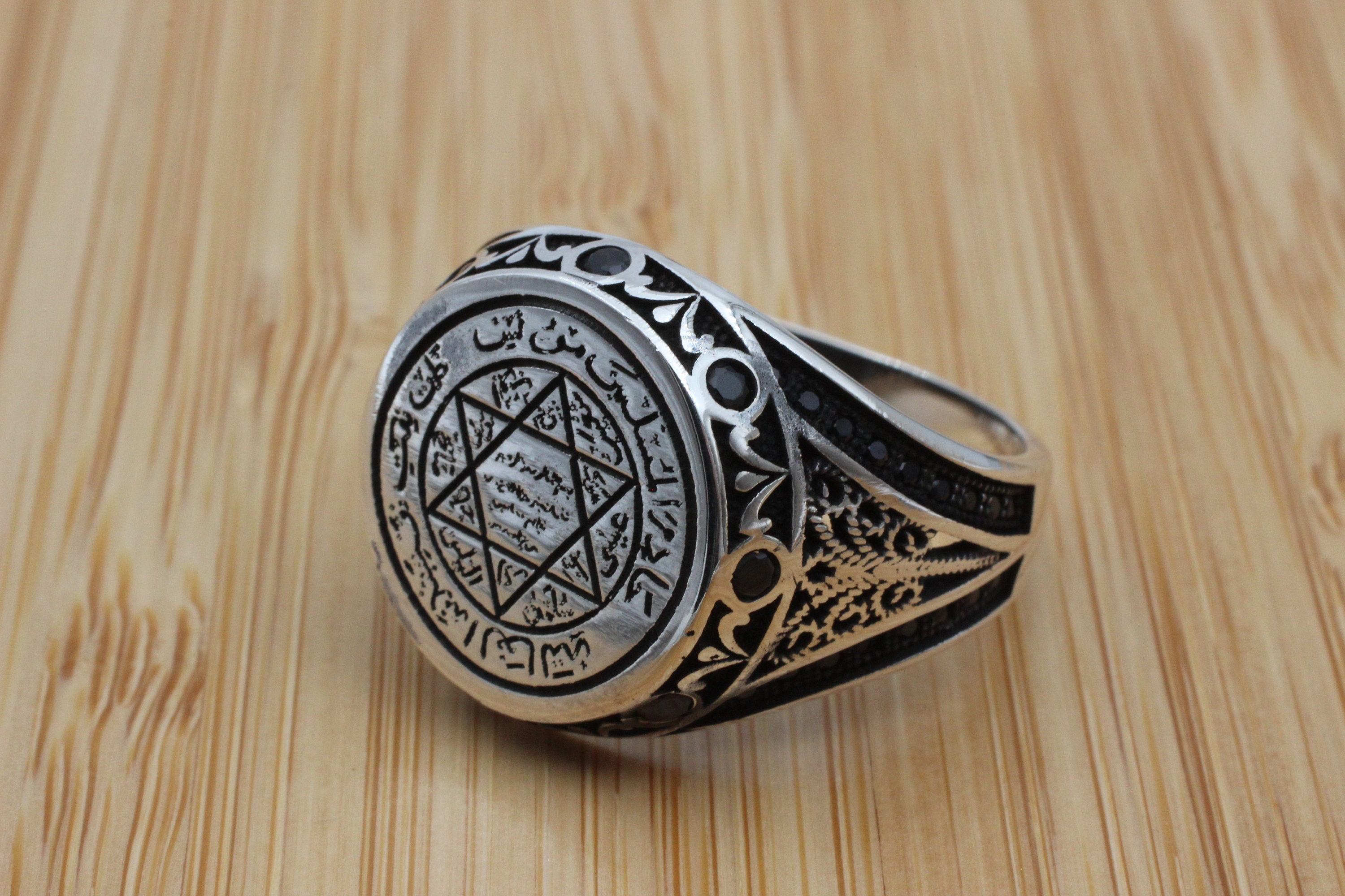Arabic Ring Turkish Handmade Arabic Ring Onyx Mens Ring - Etsy