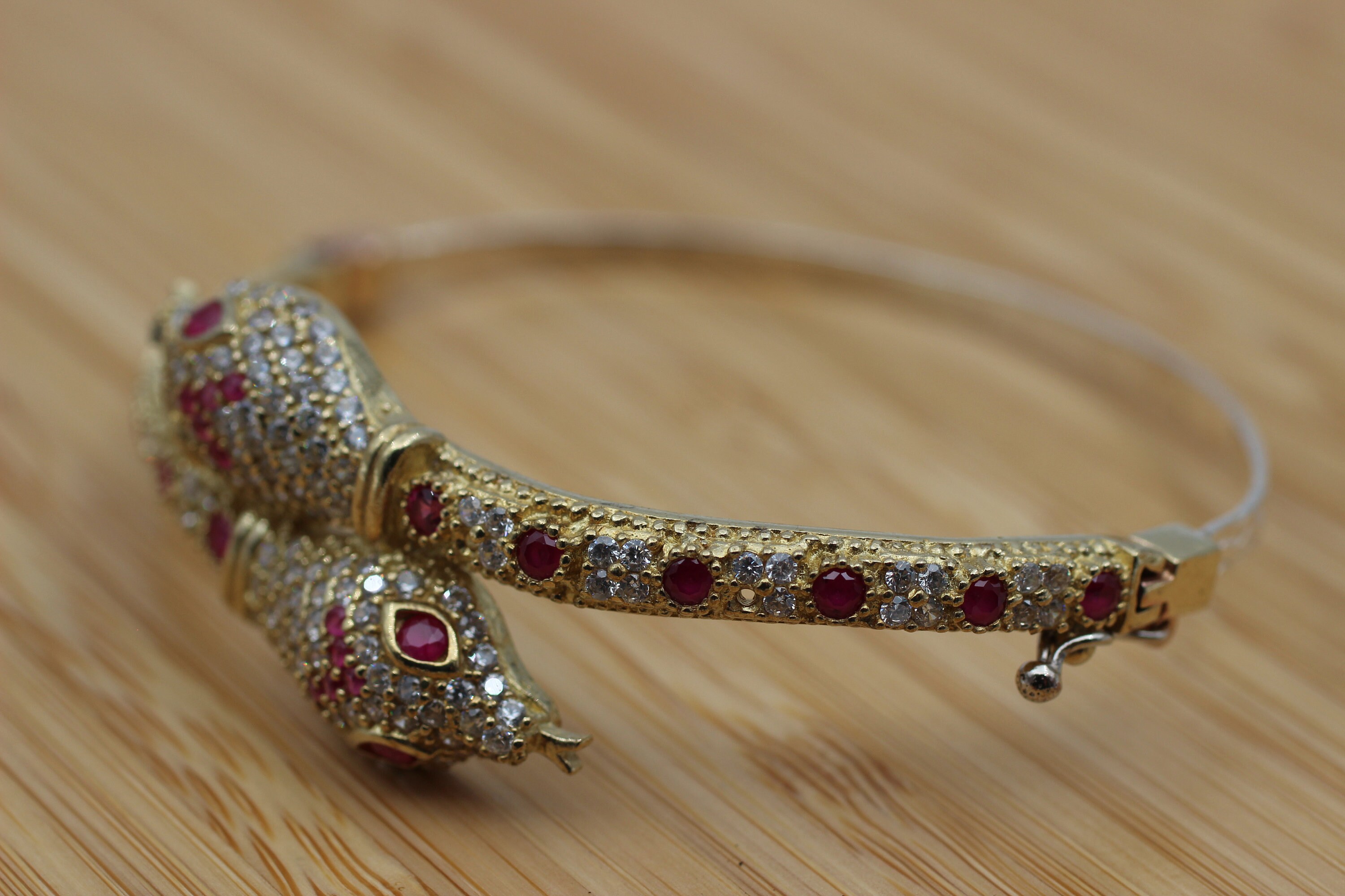 Ruby Bracelet Snake Bracelet Handmade Bracelet Bangle Cuff - Etsy