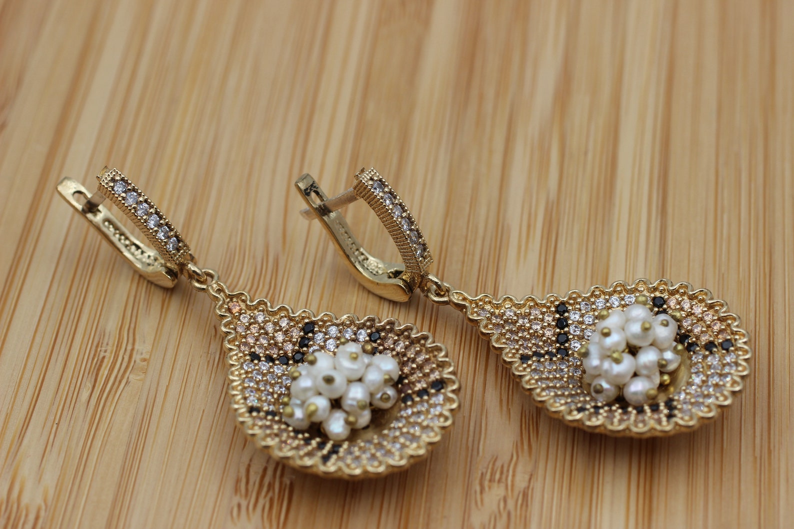 Pearl Set, Authentic Set, Leopard Set, Handmade Set, Women Set, Ladies ...