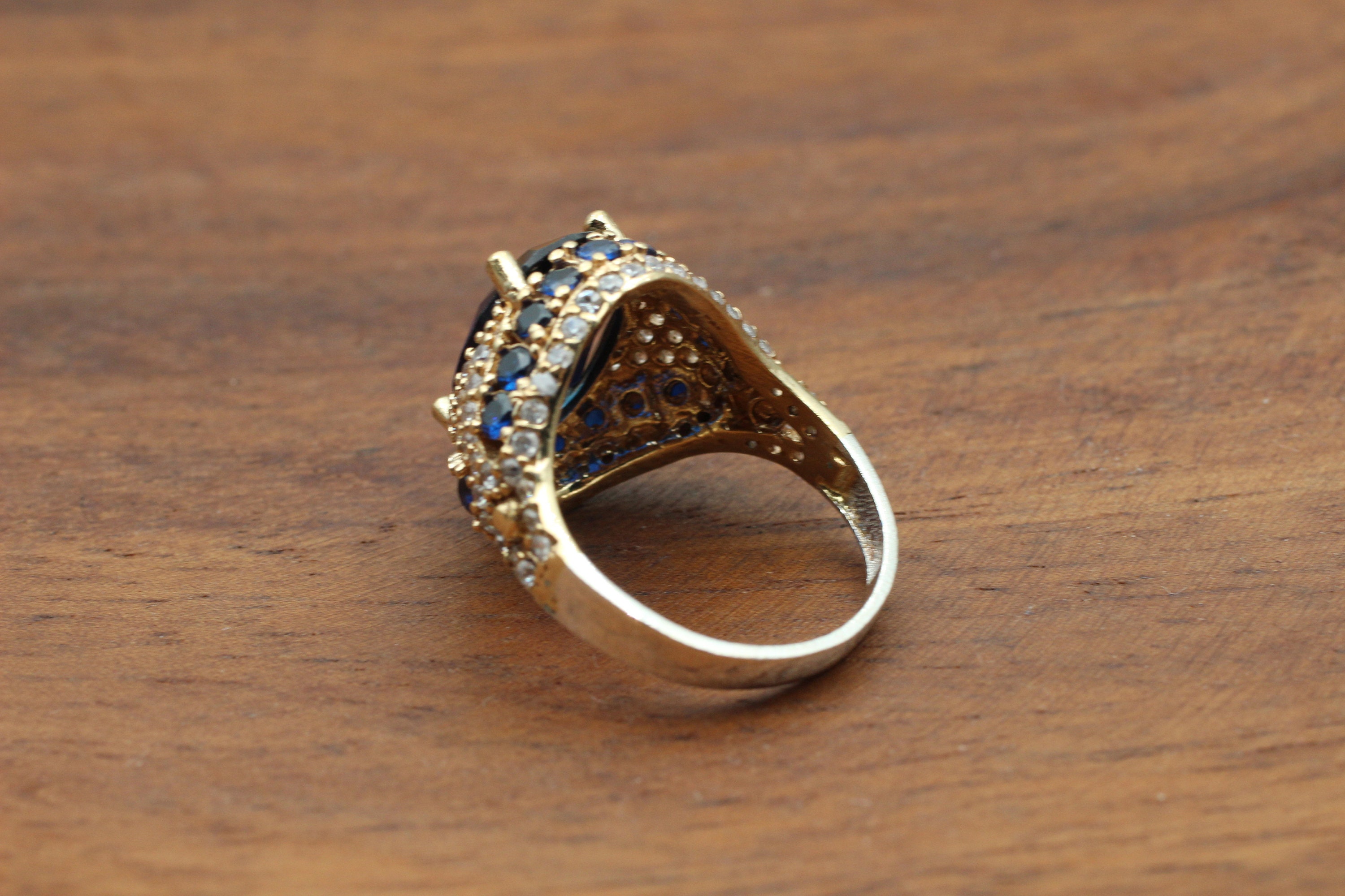 Sapphire Ladies Ring Handmade Women's Ring Authentic - Etsy