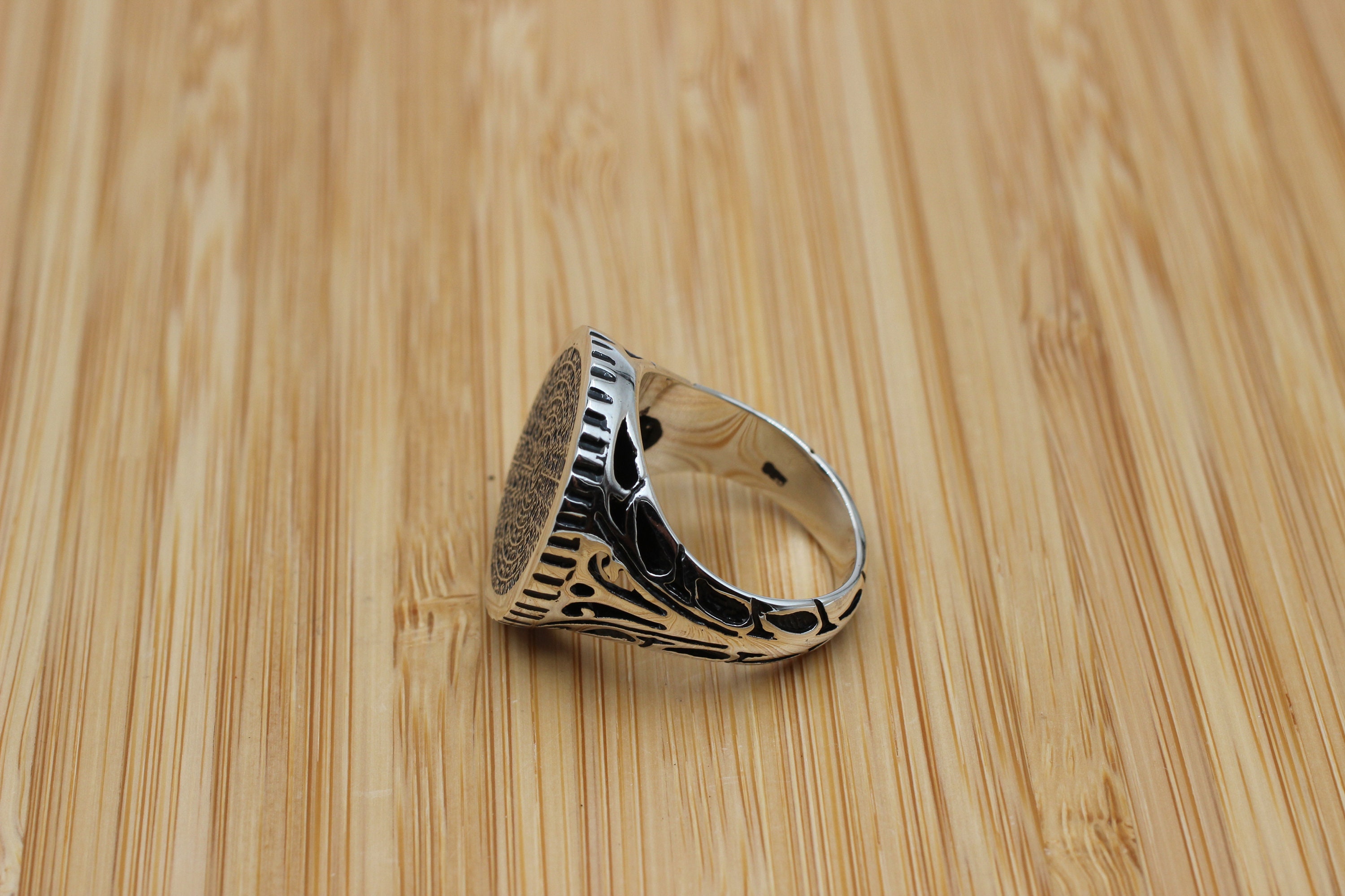 Islamic Ring 99 Name of Allah Men's Handmade Ring - Etsy