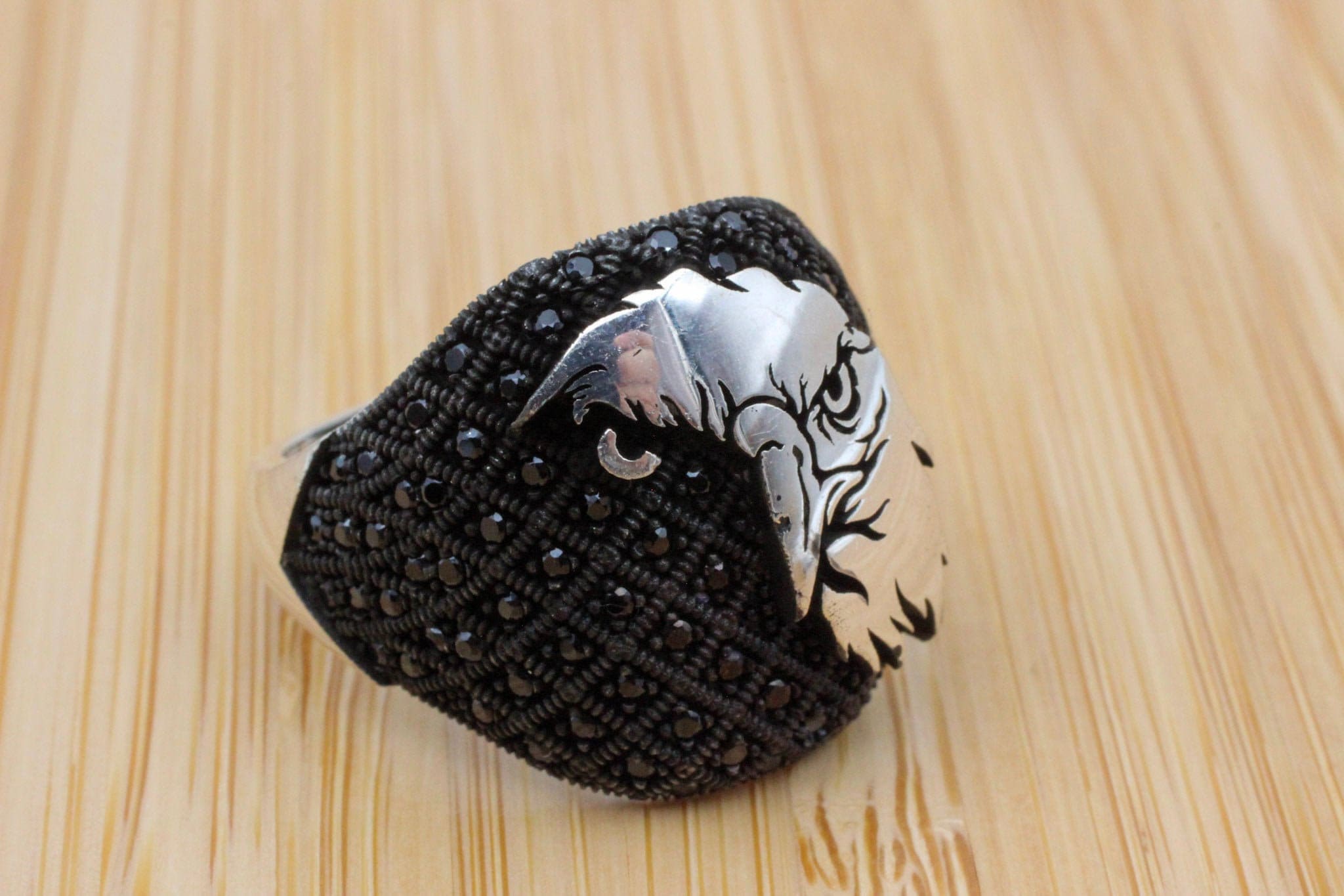 Men's Eagle Ring Eagle Ring Bird's Silver Ring | Etsy