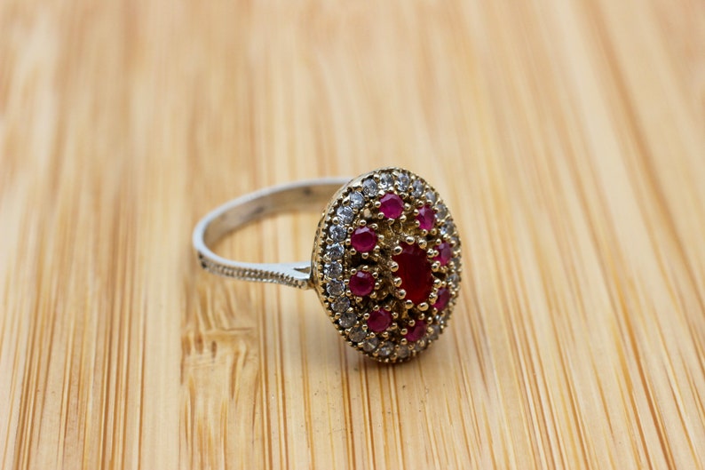 Ruby Ring Handmade Women's Ring Turkish Handmade Ring - Etsy