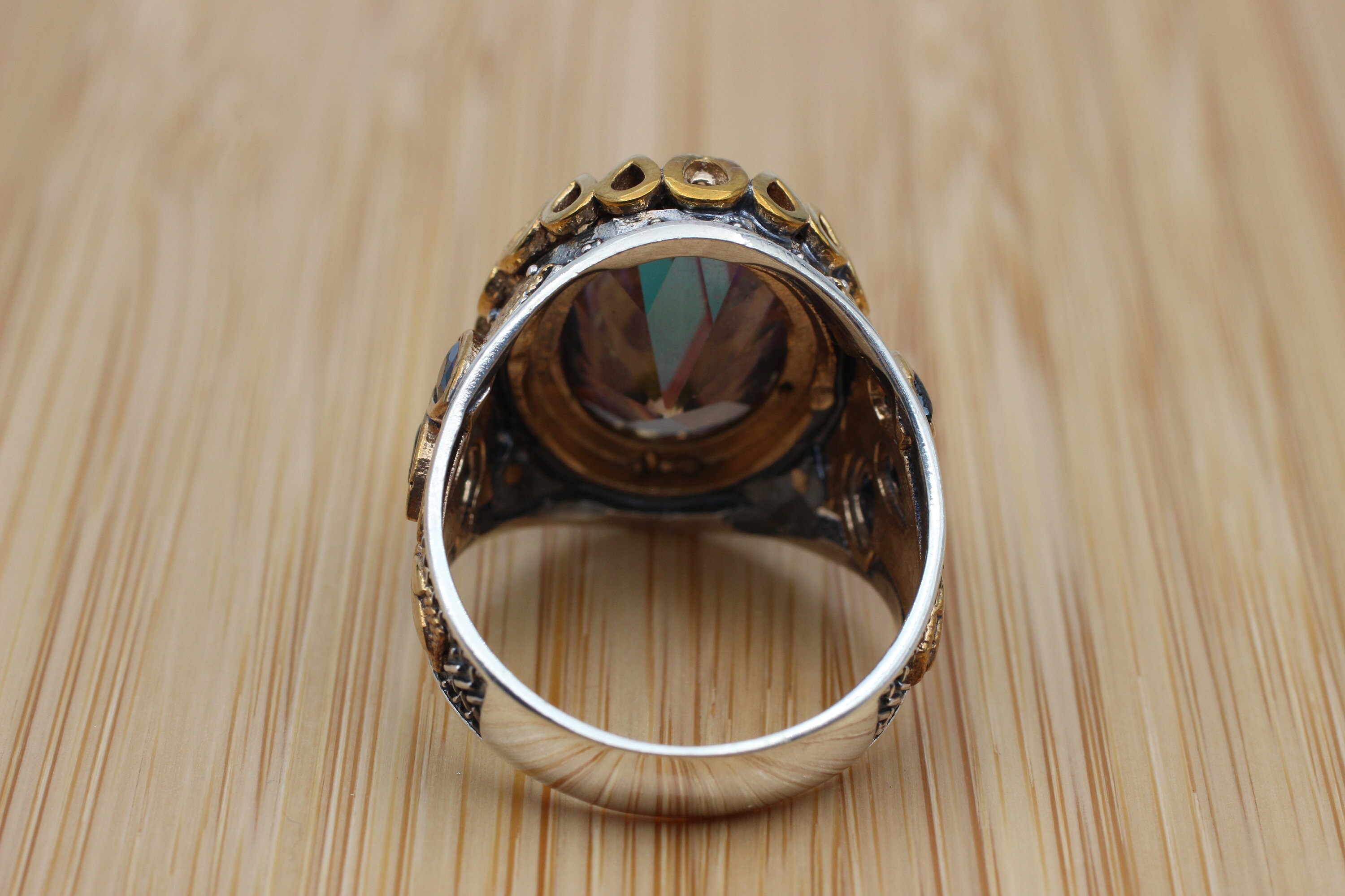 Turkish Handmade Silver Men's Ring Men's Handmade - Etsy