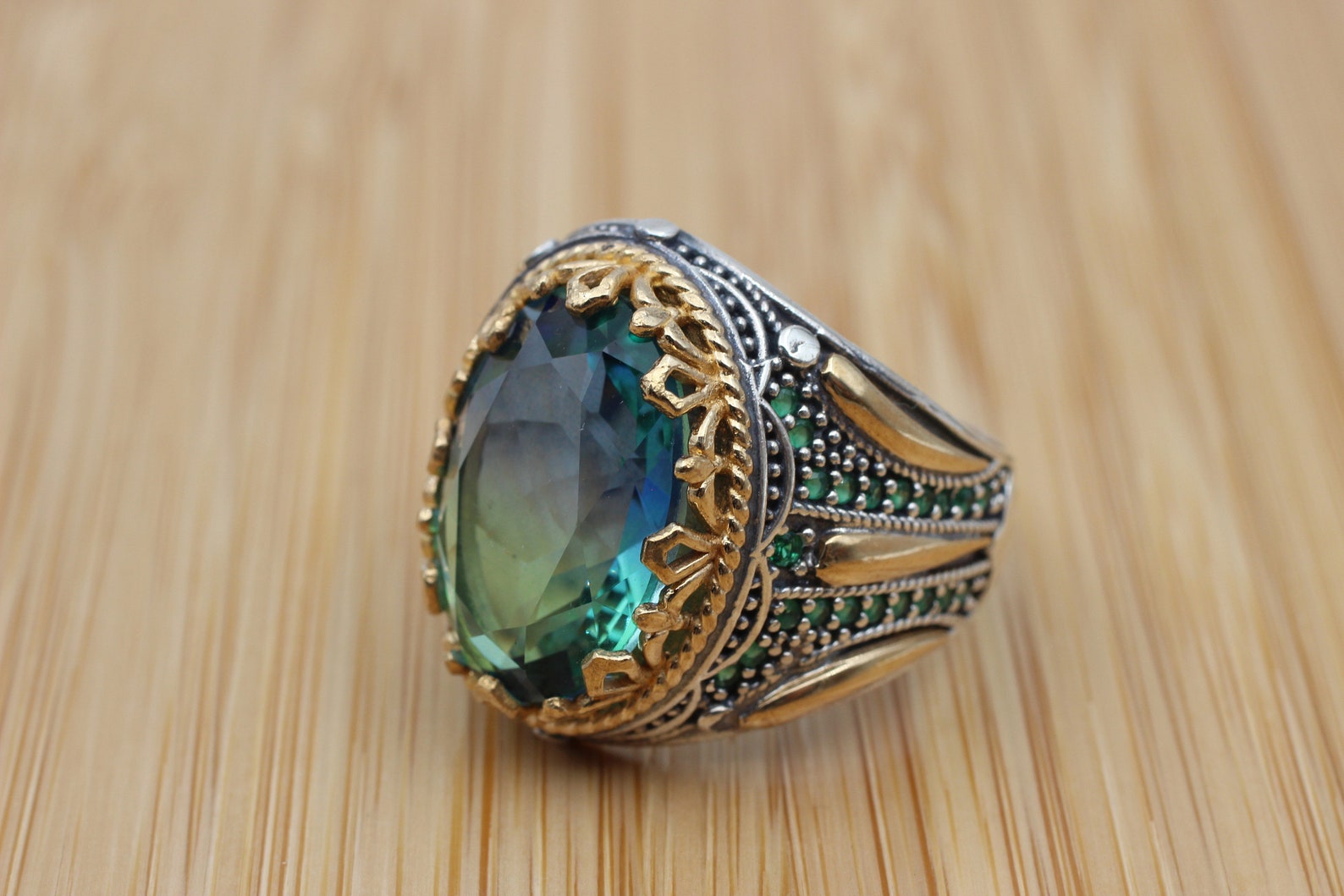 Turkish Handmade Silver Men's Ring Men's Handmade - Etsy