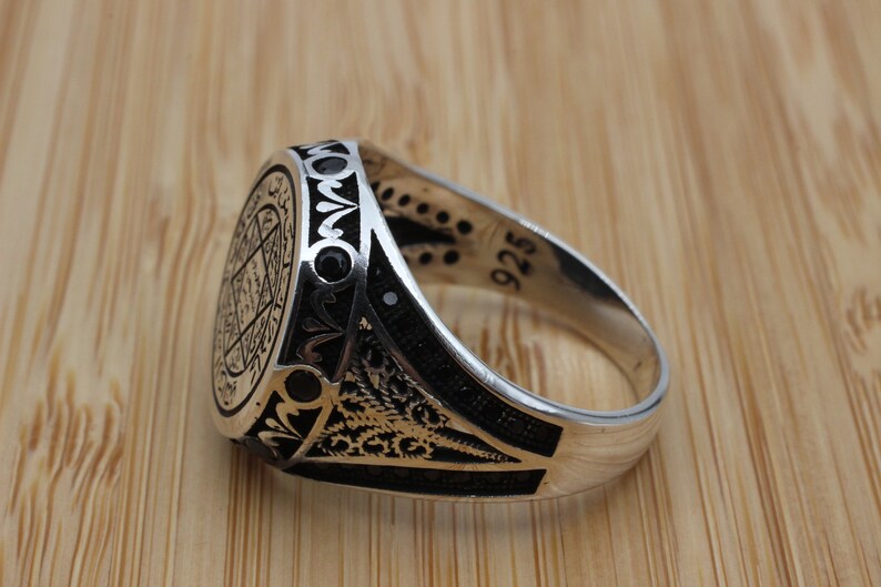 Arabic Ring Turkish Handmade Arabic Ring Onyx Mens Ring - Etsy