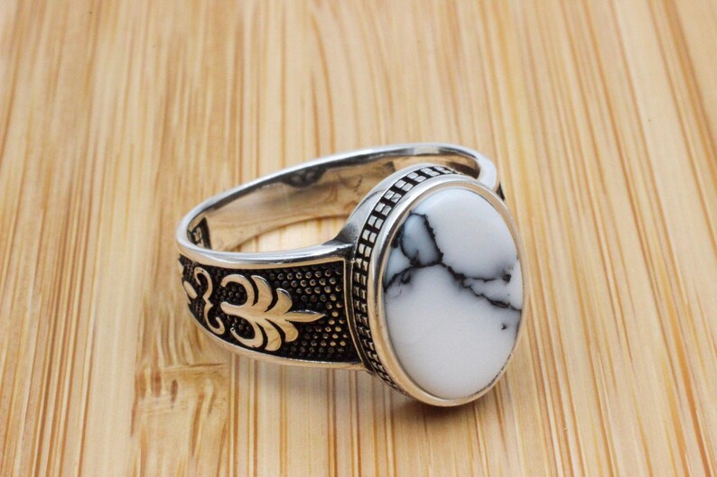 Agate Ring Men's Handmade Ring Turkish Handmade Silver - Etsy