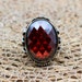 Ruby Men's Ring, Ottoman Men's Ring, Handmade Men's Ring, Turkish ...