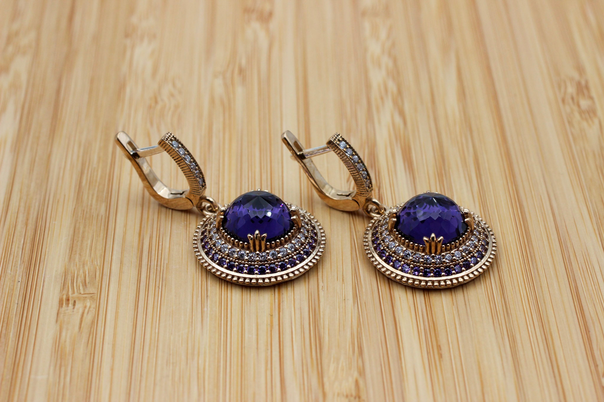 Amethyst Set Authentic Set Handmade Set Women Turkish - Etsy