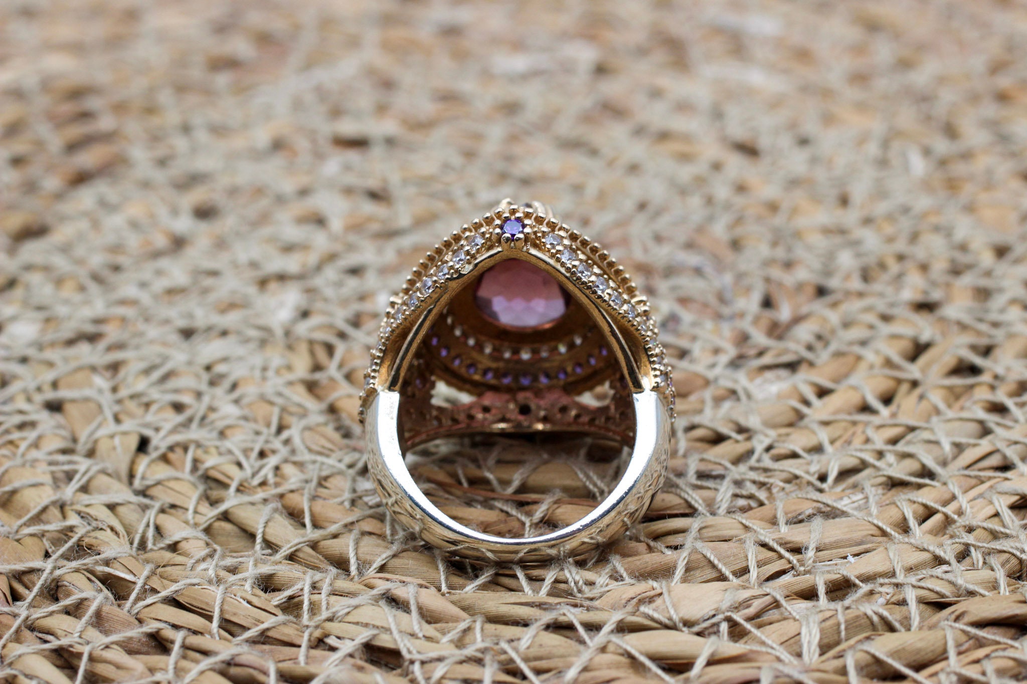 Amethyst Ring Handmade Women's Ring Turkish Handmade - Etsy