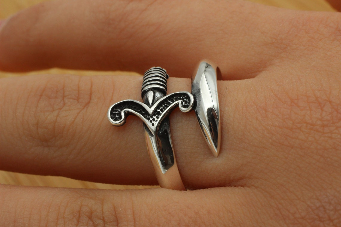 Sword Wrap Ring Turkish Handmade Sword Ring Knight Ring - Etsy