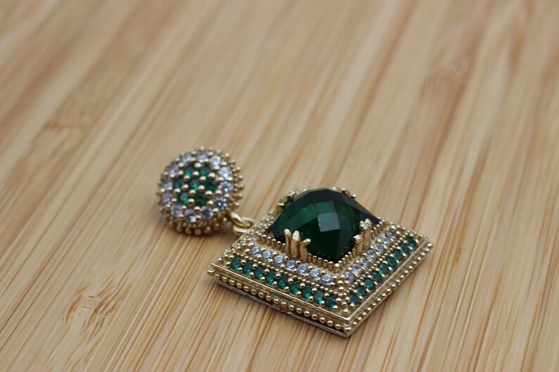 Emerald Set Authentic Set Handmade Set Women Turkish - Etsy