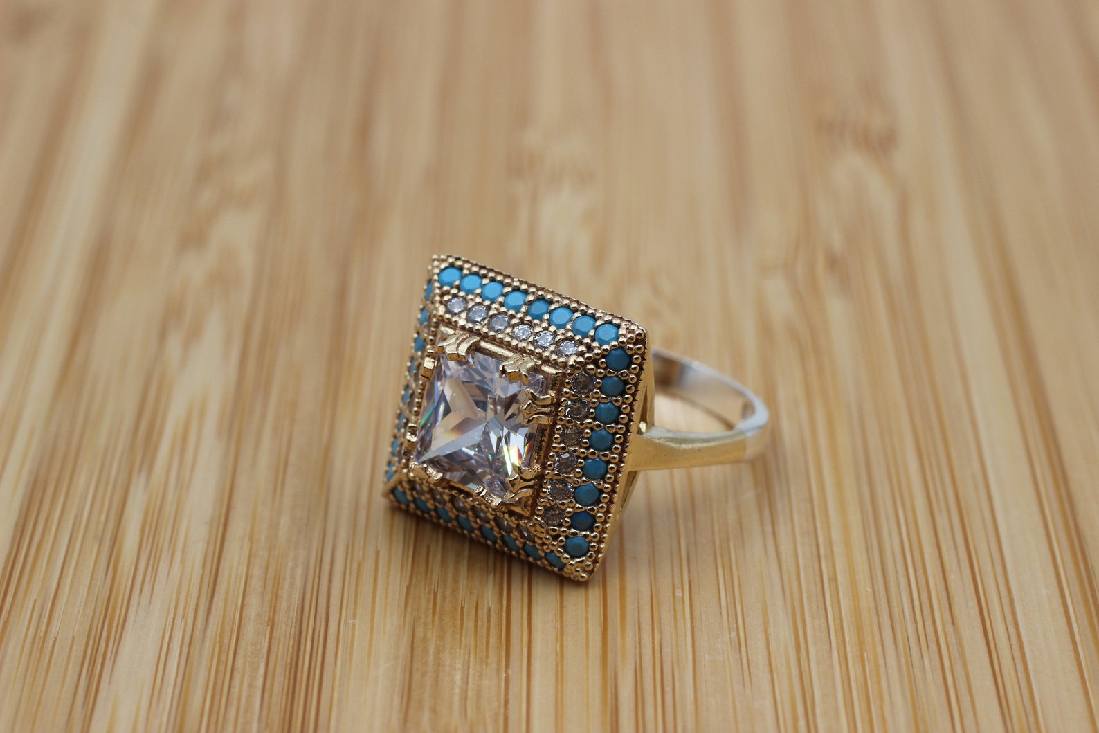 Handmade Women Ring Zircon Ring Turkish Handmade Ring - Etsy