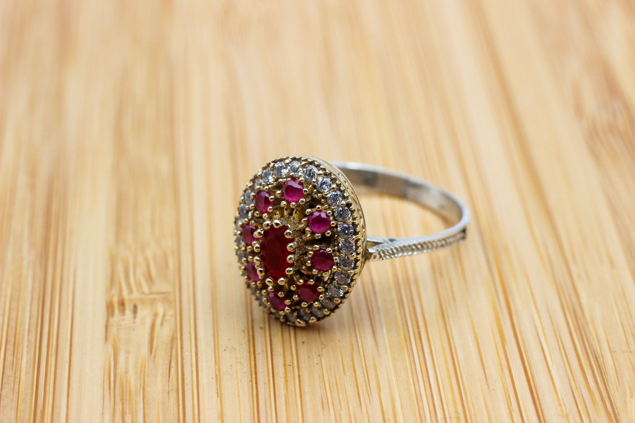 Ruby Ring Handmade Women's Ring Turkish Handmade Ring - Etsy