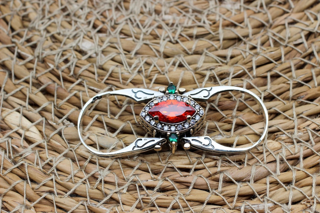 Ruby Ladies Ring, Alexandrite Ladies Ring, Two Stone Ladies Ring ...