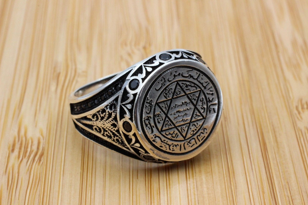 Arabic Ring, Turkish Handmade Arabic Ring, Onyx Mens Ring, Jewelry ...