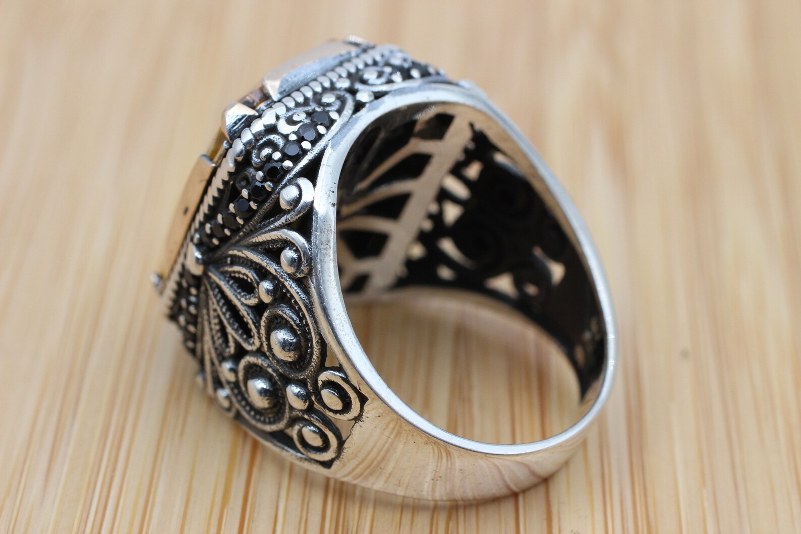 Men's Handmade Ring Turkish Handmade Ring Ottoman - Etsy