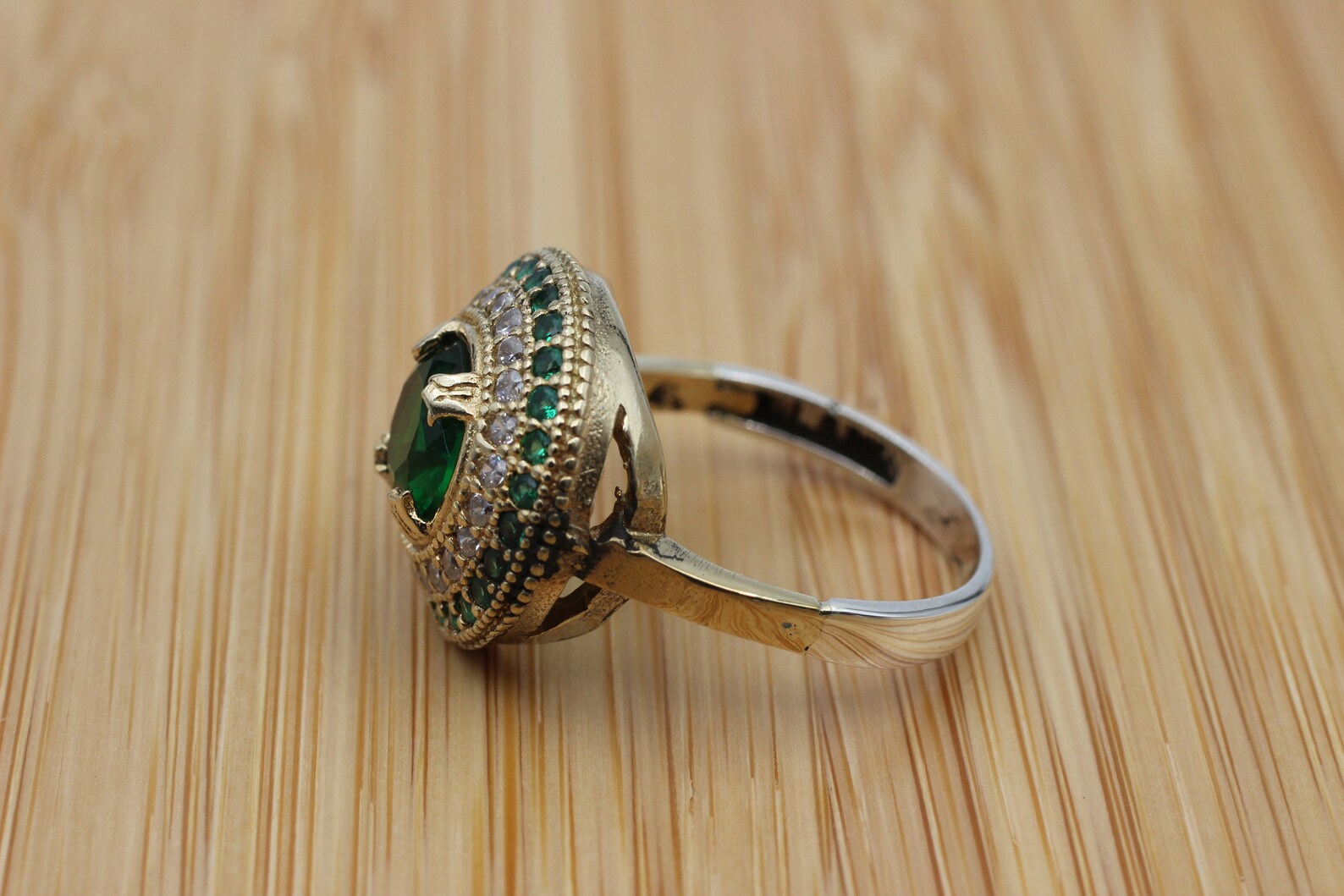 Emerald Ring Handmade Women's Ring Turkish Handmade - Etsy