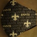 New Orleans Saints Face Mask Double Layer Cotton Washable - Etsy