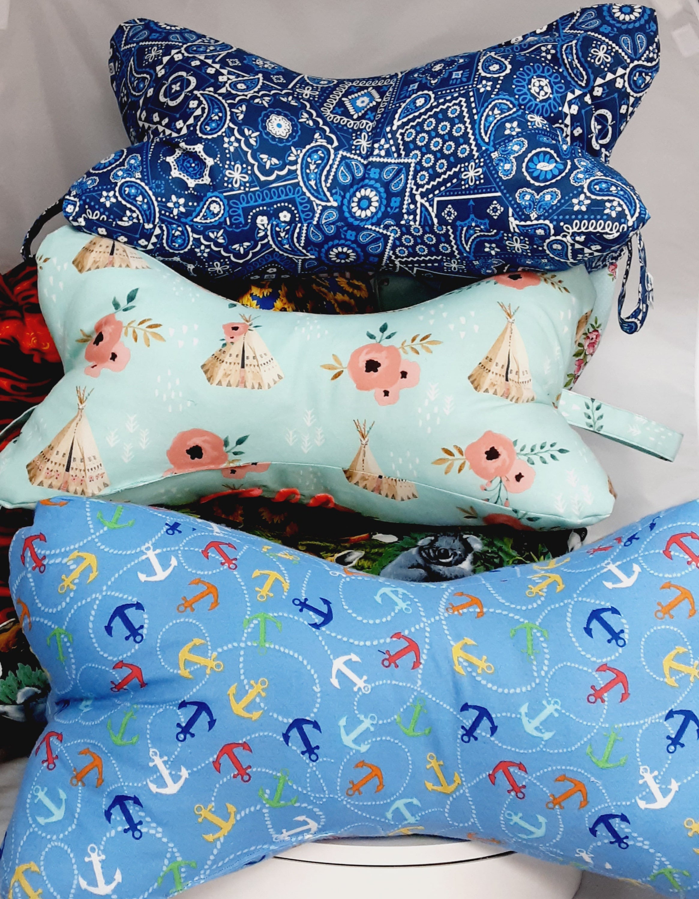 Neck Pillow, Bone Shaped Pillow, Travel Pillow, Sleeping Pillow, Teepee ...