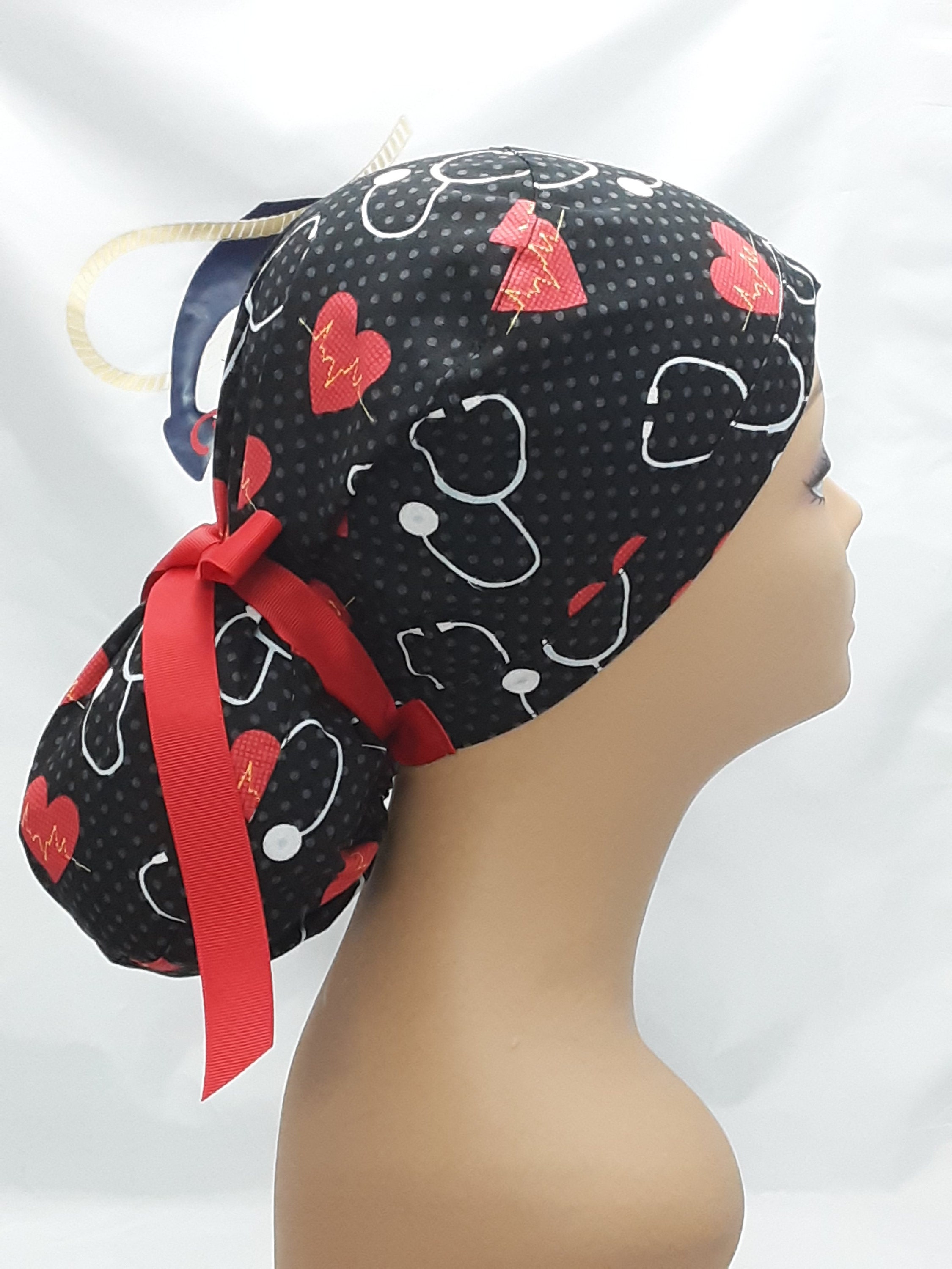 Womens Scrub Hats, Surgical Cap, Scrub Hats for Women, Scrub Cap, Ekg ...