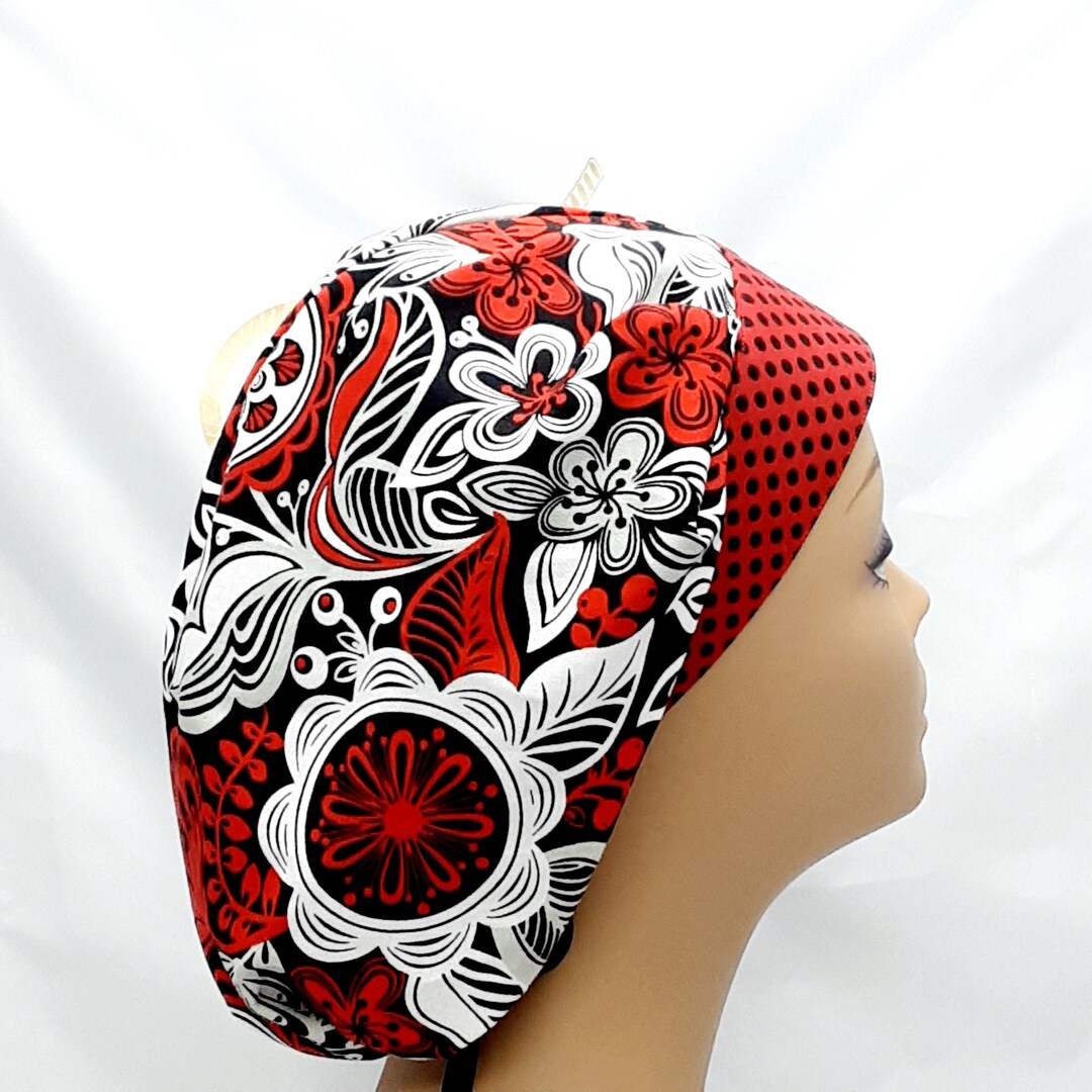 Surgical Scrub Hats, Womens Scrub Hats, Surgical Bouffant, Scrub Hats ...