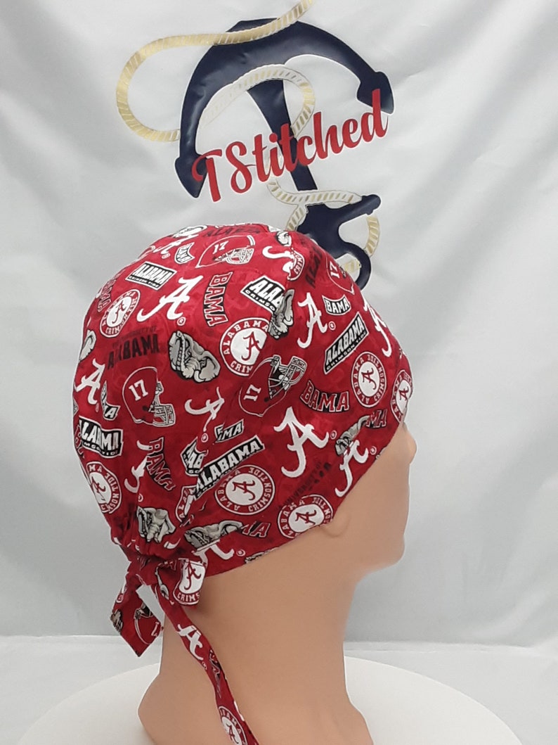 Alabama, Surgical Scrub Hat, Women Scrub Hats, Men Scrub Cap, Chemo ...