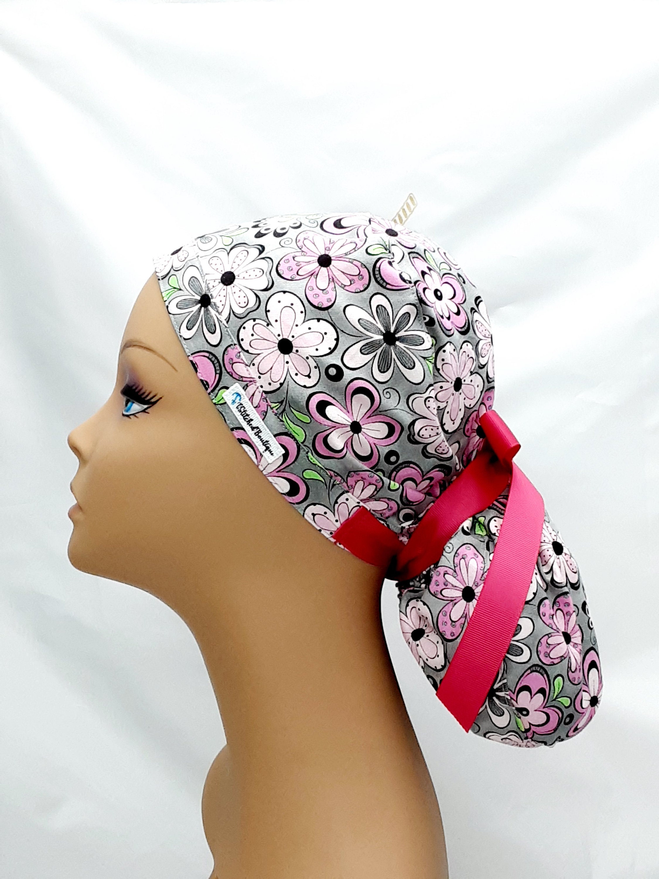 Scrub Cap Surgical Scrub Hat Nurse Scrub Cap Surgical Scrub Cap Womens ...
