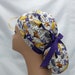 Lsu Tigers Print, Ponytail Scrub Cap, Surgical Scrub Hat, Nurse Scrub ...