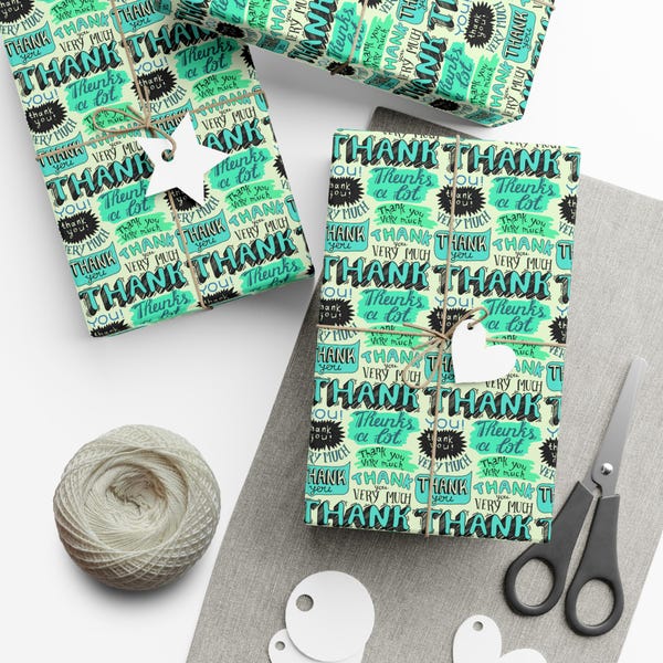 Simple Wrapping Paper - Etsy