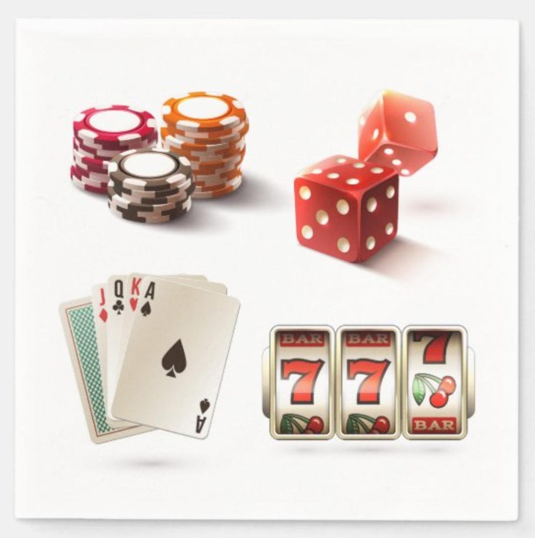 Gambling Poker Paper Napkins, Set of 50 - Etsy