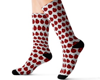 Ladybug Men Socks - Etsy