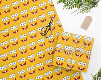 Wrapping Paper Spongebob - Etsy