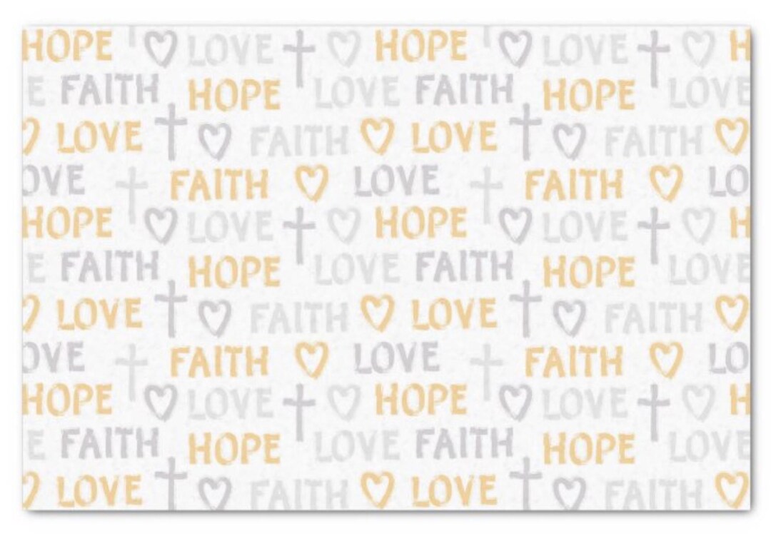 Decoupage Religious Tissue Paper Cross Gold Silver Craft Gift, Set of 3 ...