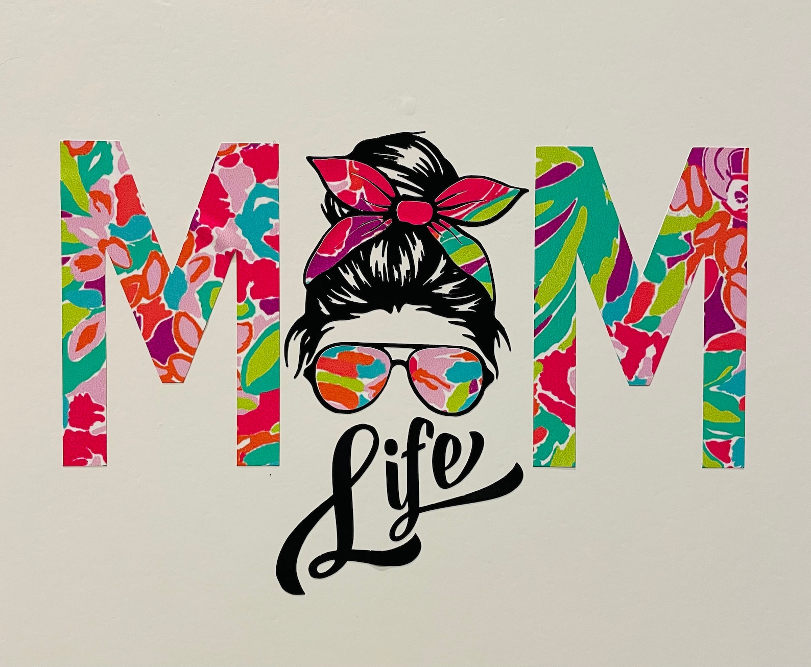 Mom life decal permanent vinyl stickers in 4 sizes and 20 | Etsy