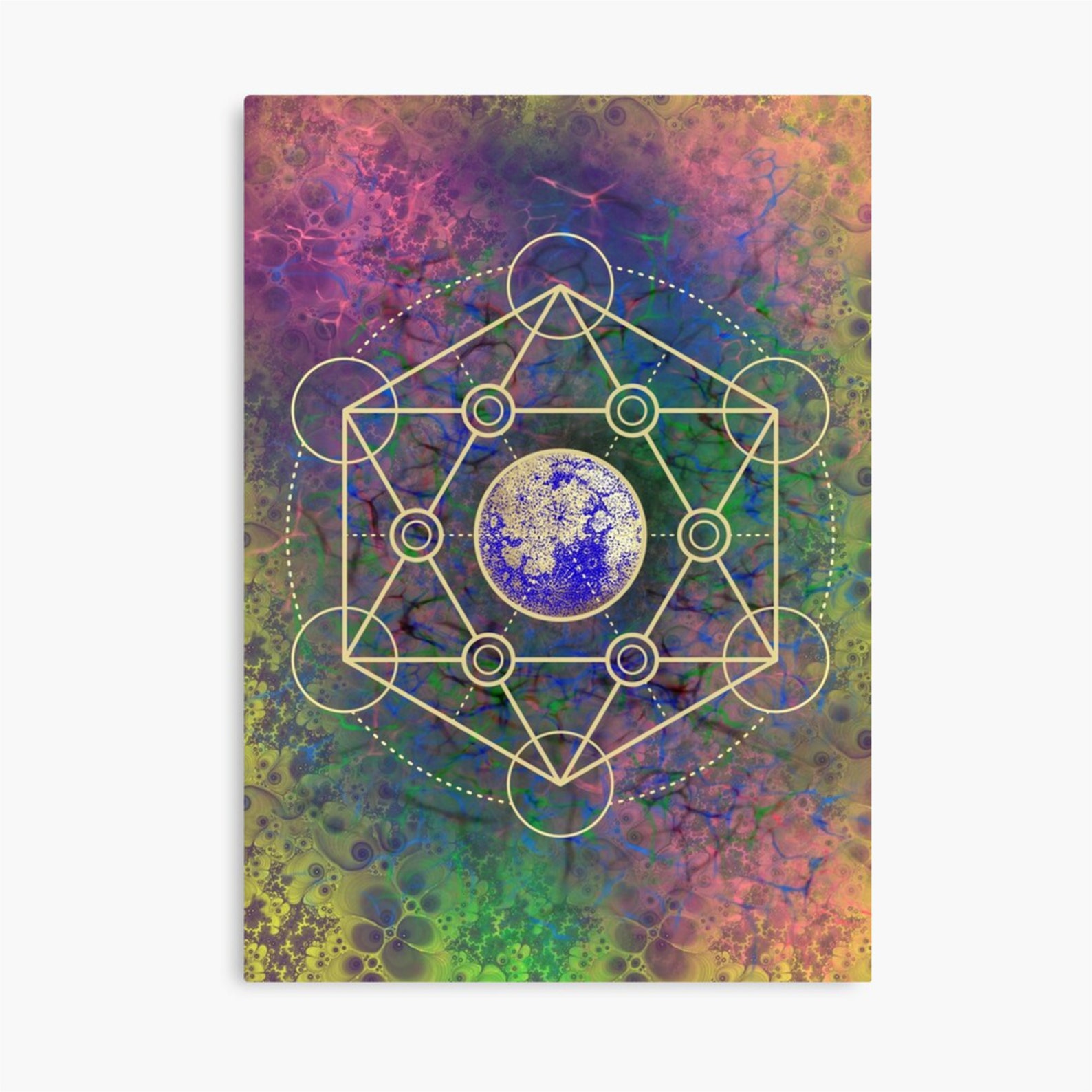 Psychedelic Occult Art in Luminescent Colours. Instant Digital | Etsy