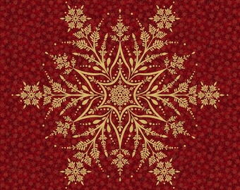 Assorted Metallic Snowflake Panel 36" or Crystal Ribbon Pattern ...