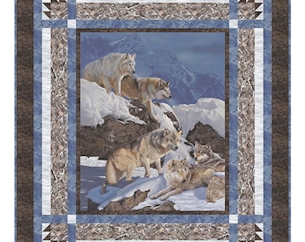 Wolf Quilt Pattern - Etsy