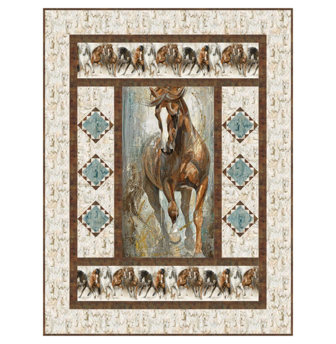 Run With Me Quilt Pattern || Physical Paper Pattern || Features ...