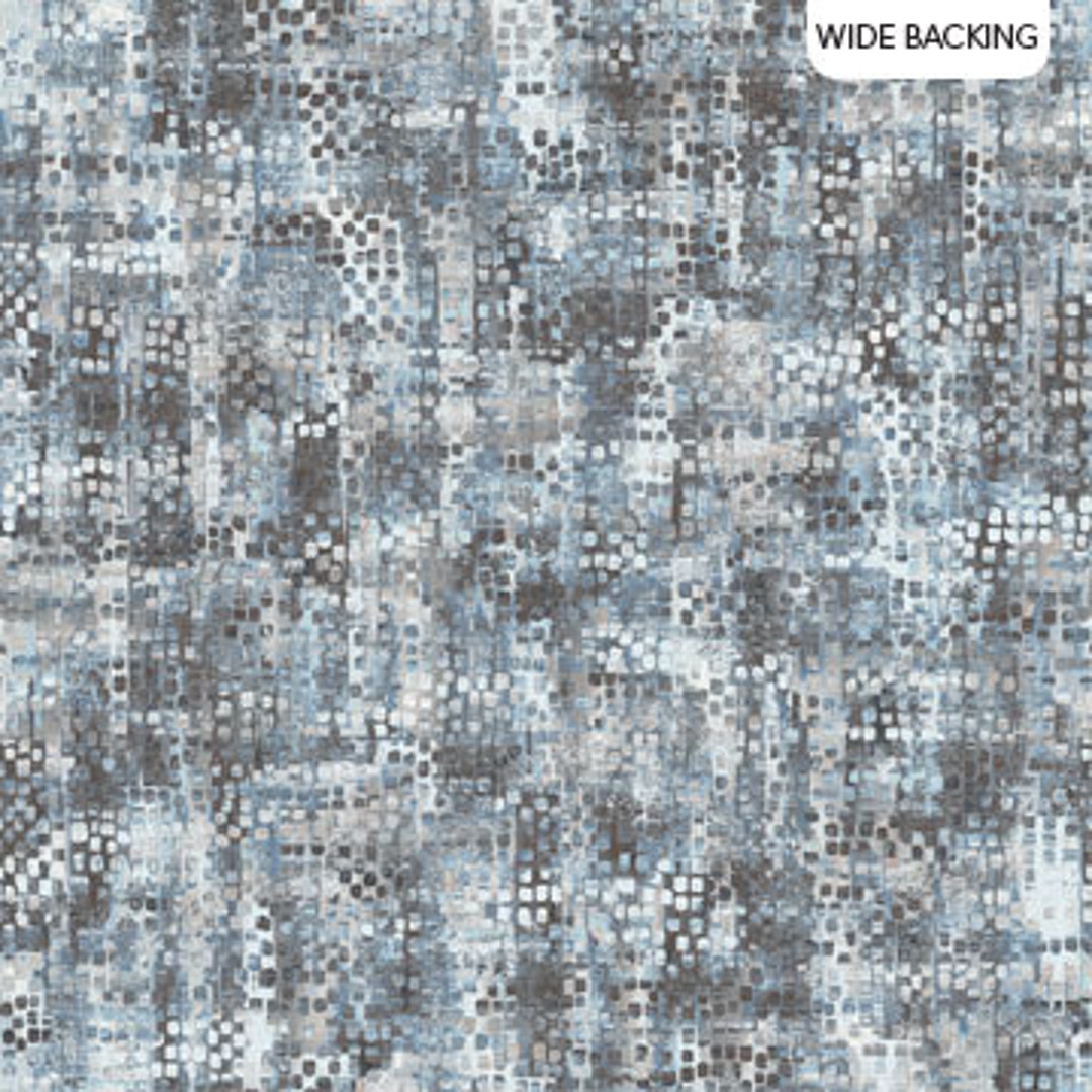 Fusion Wide Backing, Large Texture, Blue 108" Wide, Northcott Fabrics ...