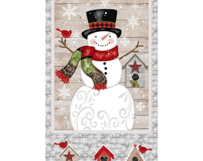 Snow Place Like Home! SNOWMAN PANEL - Etsy