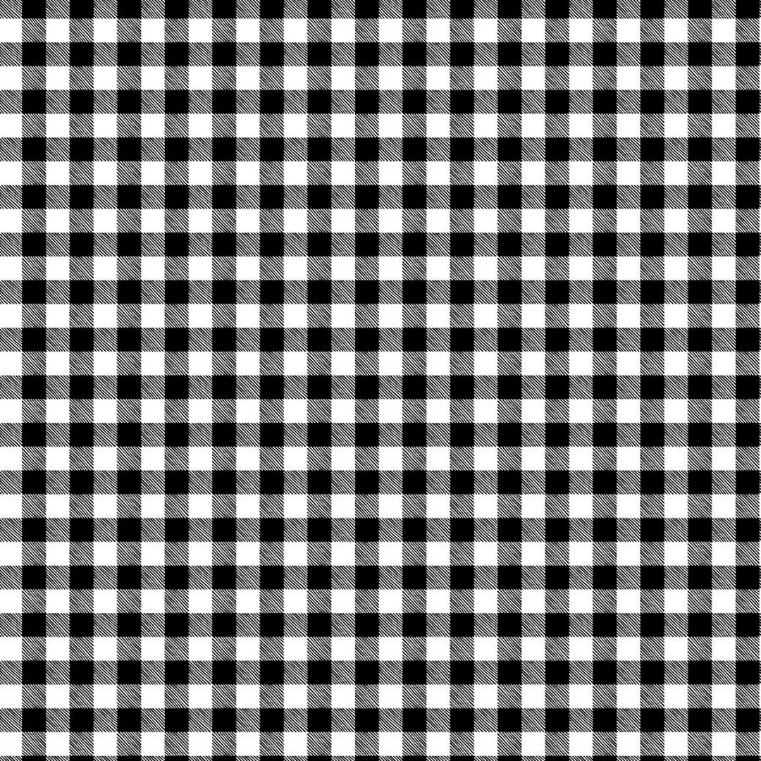 Christmas Magic, Gingham, Black and White, Northcott Fabrics, Yardage ...