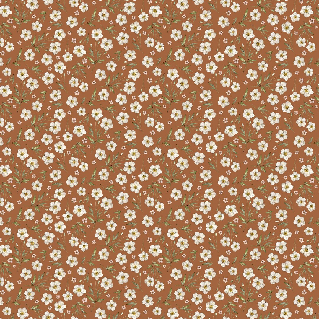 Heavenly Hedgerow || Figo Fabrics || White Flowers || Gold || 90585-50 ...
