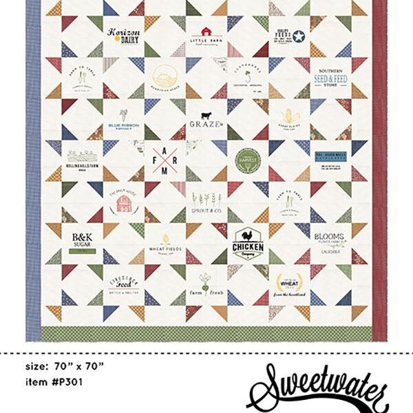 Farm Sweet Farm Quilt Kit - Etsy